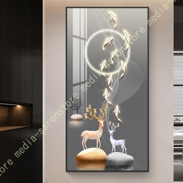 【発売日：2026年01月05日】アートパネル 風水 絵 ポスター 室内を彩り、明るくて華やかな空間に演出してくれるインテリアアイテムでございます▽「風水・開運アート」：ゴールドカラーは風水において「繁栄」や「豊かさ」を象徴し、木をモチーフ...