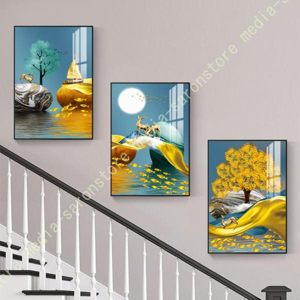 【発売日：2026年01月05日】アートパネル 風水 絵 ポスター 室内を彩り、明るくて華やかな空間に演出してくれるインテリアアイテムでございます▽「風水・開運アート」：ゴールドカラーは風水において「繁栄」や「豊かさ」を象徴し、木をモチーフ...