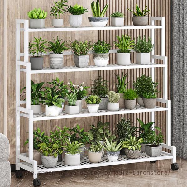 【発売日：2025年09月19日】【商品名】：フラワースタンド【素材】：アイアン 【商品サイズ】：幅122.5*奥行40*高さ80cm　 幅122.5*奥行40*高さ100cm　 幅122.5*奥行40*高さ120cm　　　　4段【簡単組立...