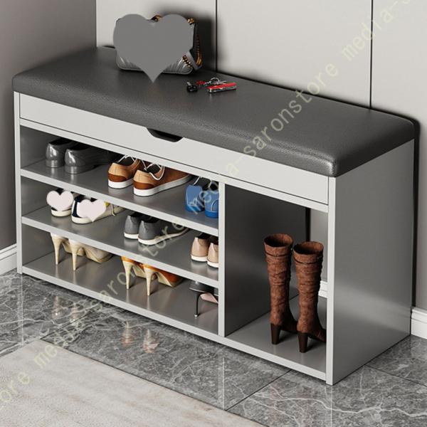 【発売日：2025年12月16日】【サイズ】幅80cm×奥行き30cm×高さ51cm【座りやすい高さ】ちょうどいい高さの玄関ベンチなので、靴の履く時間をより快適にさせます!足腰が弱い方、ご年配の方、お子様も楽にできます!【靴収納も可能】座面...