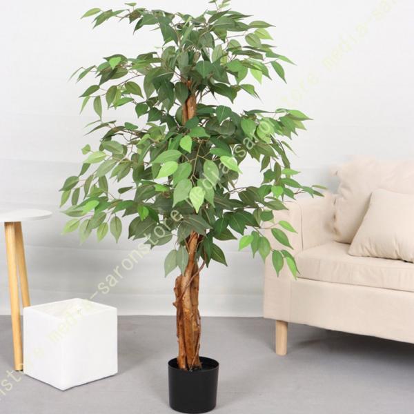 【発売日：2025年12月25日】人工観葉植物はPE材質を採用して、環境にやさしい、光沢感を持ち、柔らかい手触りで、本物の生き生きする姿を再現します!フェイクの技術は進化し、本物と思えるほどの外観と質感を実現しています!独特な葉の形状や光沢...