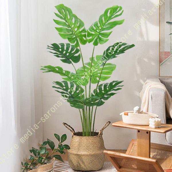 【発売日：2025年12月29日】【リアル感アップ】木の枝は、本物を再現した仕上げがあり、質感も鮮明で、遠くから見てまるで天然木のようです!葉っぱは四季を問わず美しさが続き、いつも活気にあふれています!【プレゼント用】室内装飾やエントランス...