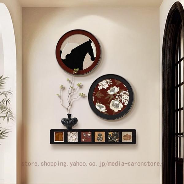 【発売日：2026年01月06日】立体アート+透明花瓶+収納ラック!1、ご購入前にサイズをご確認ください!2、ご自身で組み立てていただくのに、壁へのダメージが少ない目隠しピンがお勧めです!3、製品には 置物とライト が付属していないため、お...