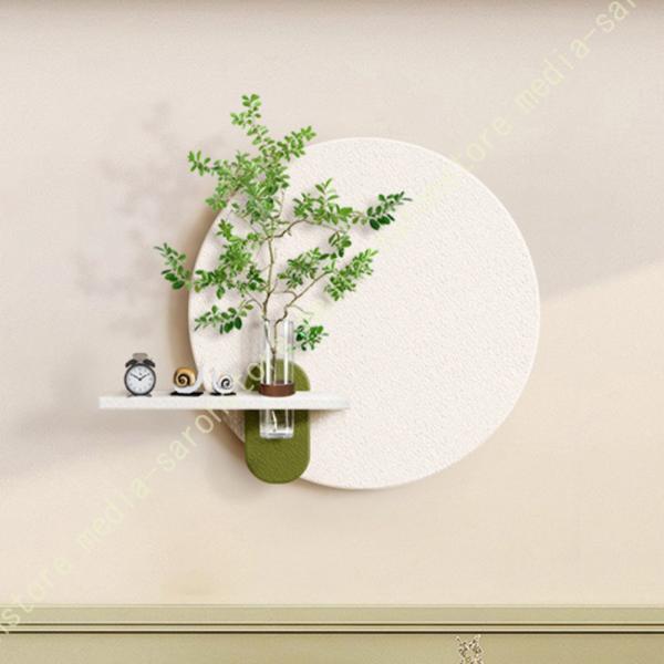 【発売日：2025年12月31日】立体アート+透明花瓶+収納ラック!1、ご購入前にサイズをご確認ください!2、ご自身で組み立てていただくのに、壁へのダメージが少ない目隠しピンがお勧めです!3、製品には 置物とライト が付属していないため、お...