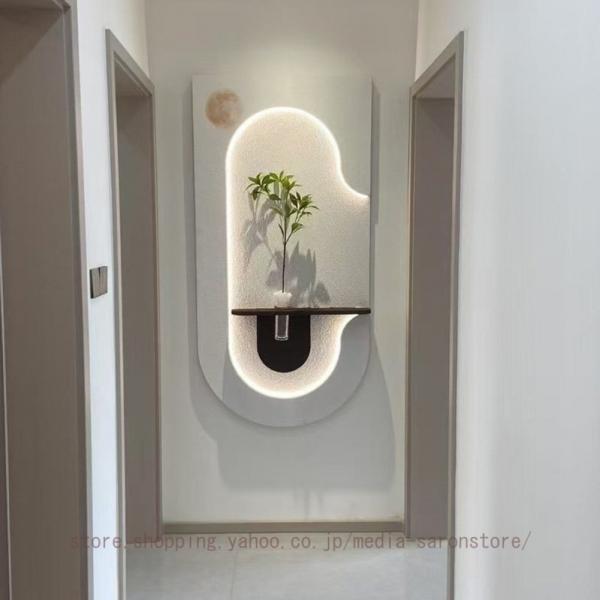 【発売日：2025年11月07日】立体アート+透明花瓶+収納ラック!1、ご購入前にサイズをご確認ください!2、お届け後、ご自身で組み立てていただくのに、壁へのダメージが少ない目隠しピンがお勧めです!3、製品には 置物とライト が付属していな...