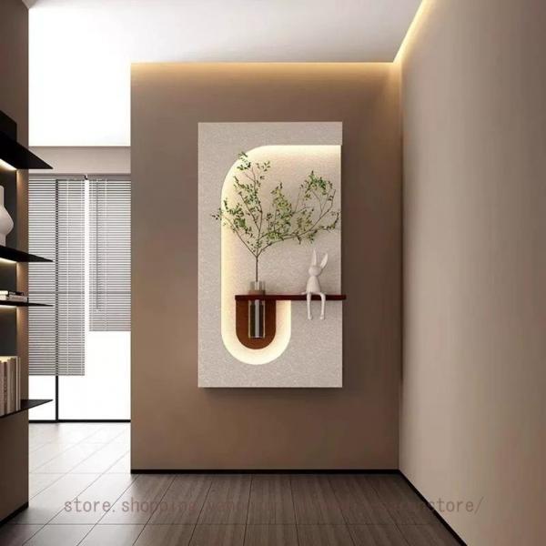 【発売日：2025年11月07日】立体アート+透明花瓶+収納ラック!1、ご購入前にサイズをご確認ください!2、お届け後、ご自身で組み立てていただくのに、壁へのダメージが少ない目隠しピンがお勧めです!3、製品には 置物とライト が付属していな...