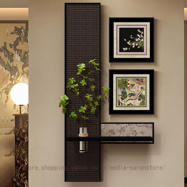 【発売日：2025年11月07日】立体アート+透明花瓶+収納ラック!1、ご購入前にサイズをご確認ください!2、お届け後、ご自身で組み立てていただくのに、壁へのダメージが少ない目隠しピンがお勧めです!3、製品には 置物とライト が付属していな...