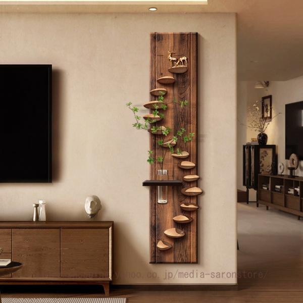 【発売日：2026年01月16日】立体アート+透明花瓶+収納ラック!1、ご自身で組み立てていただくのに、壁へのダメージが少ない目隠しピンがお勧めです!2、製品には 置物とライトが付属していないため、お客様は別途ご購入が必要です!3、内蔵の貯...