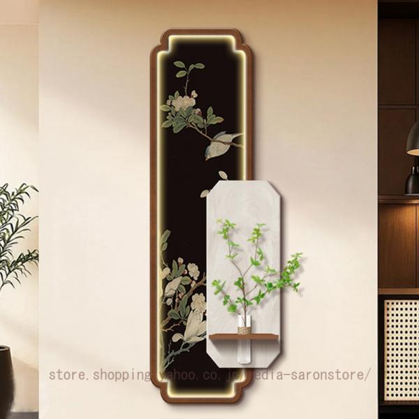 【発売日：2026年01月16日】立体アート+透明花瓶+収納ラック!1、ご自身で組み立てていただくのに、壁へのダメージが少ない目隠しピンがお勧めです!2、製品には 置物とライトが付属していないため、お客様は別途ご購入が必要です!3、内蔵の貯...