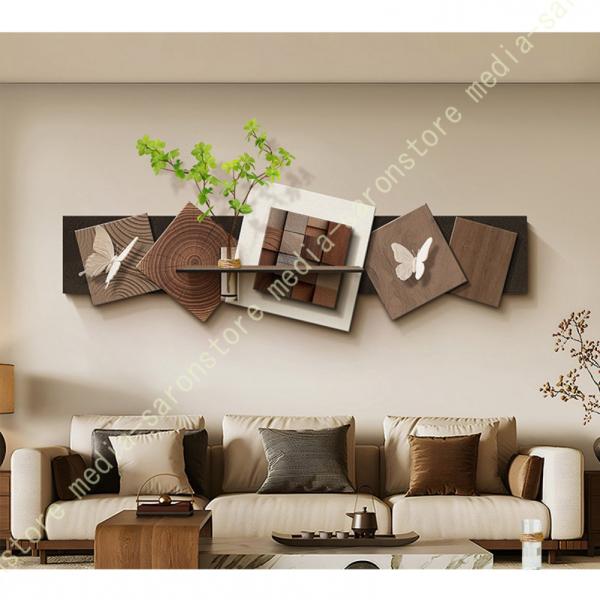 【発売日：2025年11月21日】立体アート+透明花瓶+収納ラック!1、ご購入前にサイズをご確認ください!2、お届け後、ご自身で組み立てていただくのに、壁へのダメージが少ない目隠しピンがお勧めです!3、製品には 置物とライト が付属していな...