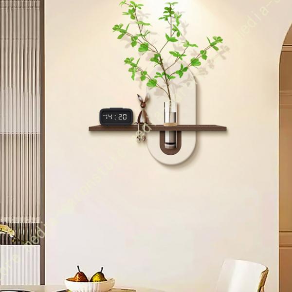 【発売日：2025年12月18日】立体アート+透明花瓶+収納ラック!1、ご購入前にサイズをご確認ください!2、お届け後、ご自身で組み立てていただくのに、壁へのダメージが少ない目隠しピンがお勧めです!3、製品には 置物とライト が付属していな...