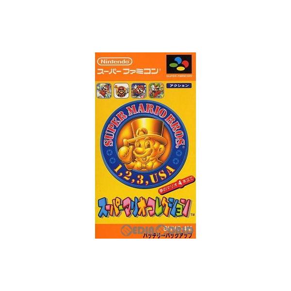 【発売日：1993年07月14日】■タイトル:スーパーマリオコレクション■機種:スーパーファミコン■発売日:1993/07/14■メーカー品番:SHVC-4M■JAN/EAN:4902370501728■メーカー：任天堂★必ずご確認ください...