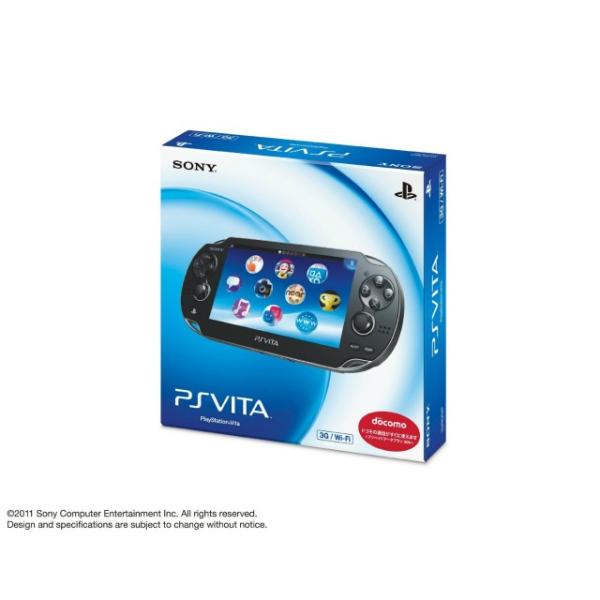 【発売日：2011年12月17日】■タイトル:(本体)PlayStationVita 3G/Wi-Fiモデル クリスタル・ブラック (PCH-1100AB01)■機種:プレイステーションヴィータ本体(PlayStation VitaCons...