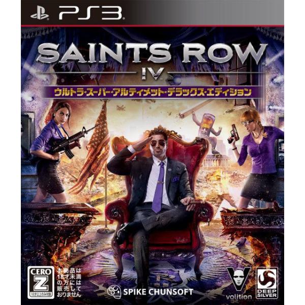 【発売日：2014年01月23日】■タイトル:SAINTS ROW IV(セインツロウ4) ウルトラ・スーパー・アルティメット・デラックス・エディション■機種:プレイステーション3ソフト(PlayStation3Game)■発売日:2014...