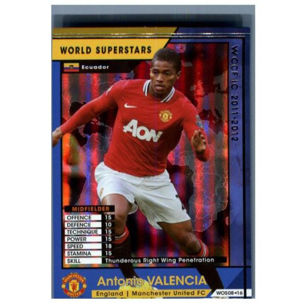 ■タイトル:アントニオ・バレンシア(W11-12 WOS08)■機種:ＷＣＣＦ■コメント:★必ずご確認ください★※商品化の際に状態確認を行っており基本的に良品のみ出品させて頂いておりますが、出荷時の再検品にてキズ等が見つかった場合、ご購入に...