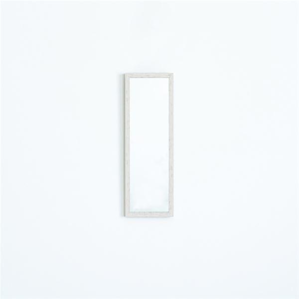 【商品名】 【2個セット】ウォールミラーdeco60(ホワイト/白) 木目 北欧風 鏡 姿見 高級感 木製 ドレッサー 玄関 トイレ 洗面 壁掛け モダン 韓国インテリア 業務用 NK-221 【ジャンル・特徴】 ウォールミラーdeco 木...