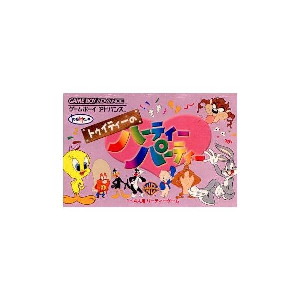 【発売日：2001年03月21日】■タイトル:トゥイティーのハーティーパーティー■機種:ゲームボーイアドバンスソフト(GAMEBOY ADVANCEGame)■発売日:2001/03/21■メーカー品番:AGB-P-AMJJ■JAN/EAN...