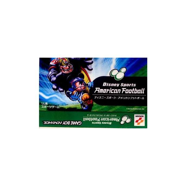 【発売日：2002年07月25日】■タイトル:ディズニー スポーツ:アメリカン フットボール(Disney Sports:American Football)■機種:ゲームボーイアドバンスソフト(GAMEBOY ADVANCEGame)■発...