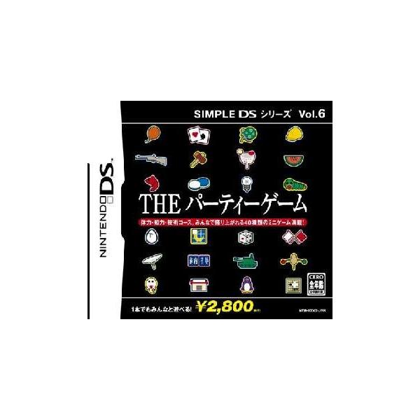 【発売日：2005年11月23日】■タイトル:SIMPLE DSシリーズ Vol.6 THE パーティゲーム■機種:ニンテンドーDSソフト(Nintendo DSGame)■発売日:2005/11/23■メーカー品番:NTR-P-AZPJ■...