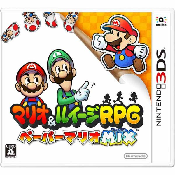 【発売日：2015年12月03日】■タイトル:マリオ&amp;ルイージRPG ペーパーマリオMIX(ミックス)■機種:ニンテンドー3DS■発売日:2015/12/03■メーカー品番:CTR-P-AYNJ■JAN/EAN:4902370531...