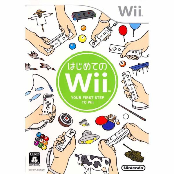 【発売日：2006年12月02日】■タイトル:はじめてのWii(ソフト単品)■機種:ウィーソフト(WiiGame)■発売日:2006/12/02■メーカー:任天堂■ジャンル:Wiiリモコンの操作入門■対象年齢:CERO A 全年齢対象■プレ...