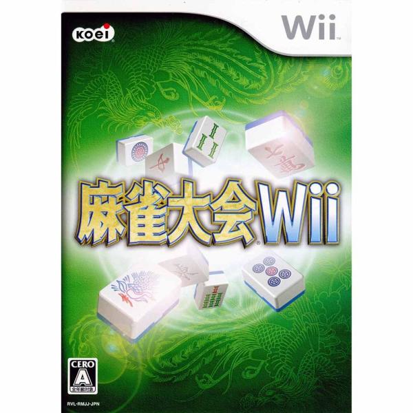【発売日：2007年01月25日】■タイトル:麻雀大会Wii■機種:ウィーソフト(WiiGame)■発売日:2007/01/25■メーカー品番:RVL-P-RMJJ■JAN/EAN:4988615025471■メーカー:コーエー■ジャンル:...