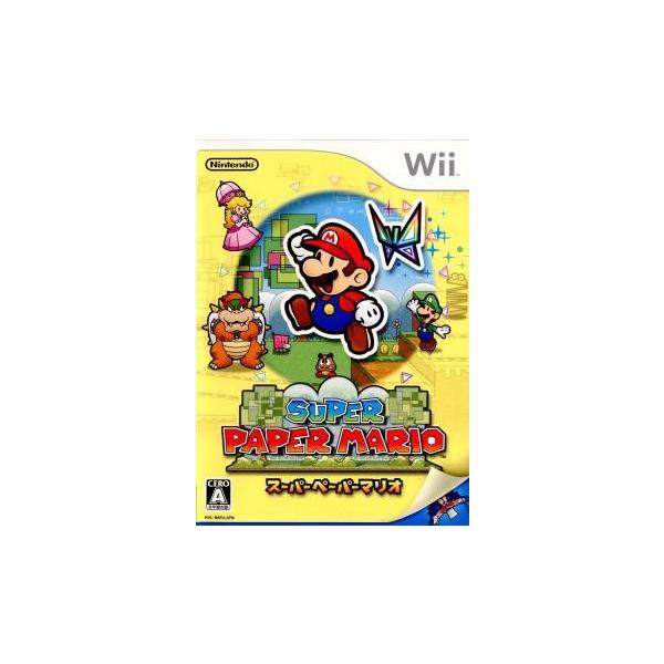 【発売日：2007年04月19日】■タイトル:スーパーペーパーマリオ■機種:ウィーソフト(WiiGame)■発売日:2007/04/19■メーカー品番:RVL-P-R8PJ■JAN/EAN:4902370516029■メーカー:任天堂■ジャ...