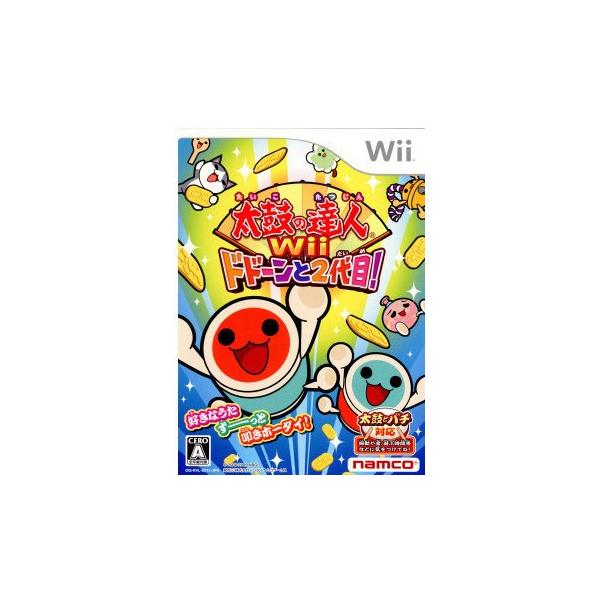 【発売日：2009年11月19日】■タイトル:太鼓の達人Wii ドドーンと2代目!(ソフト単品版)■機種:ウィーソフト(WiiGame)■発売日:2009/11/19■メーカー品番:RVL-P-S2TJ■JAN/EAN:4582224497...