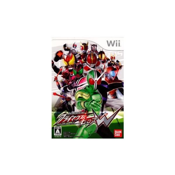【発売日：2009年12月03日】■タイトル:仮面ライダー クライマックスヒーローズW■機種:Wii■発売日:2009/12/03■メーカー品番:RVL-P-SKMJ■JAN/EAN:4582224493074■メーカー：バンダイナムコゲー...