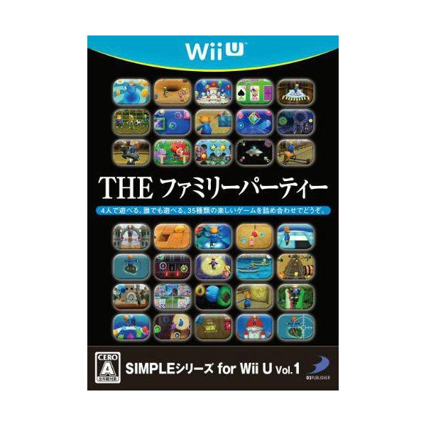 【発売日：2012年12月20日】■タイトル:SIMPLEシリーズ for Wii U Vol.1 THE ファミリーパーティー■機種:ウィーユーソフト(Wii UGame)■発売日:2012/12/20■メーカー品番:WUP-P-AFPJ...