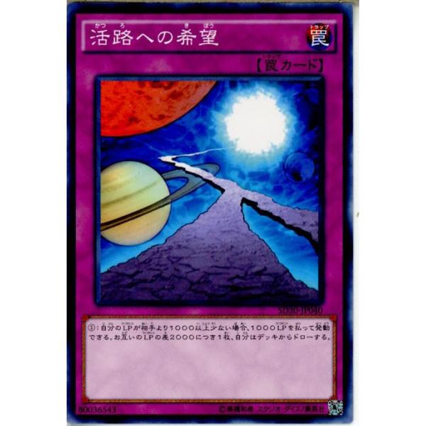 【発売日：2015年12月12日】■タイトル:遊戯王 SD30-JP040N 活路への希望■機種:遊戯王■発売日:2015/12/12■メーカー品番:SD30-JP040■収録：ストラクチャーデッキ - ペンデュラム・ドミネーション -■レ...
