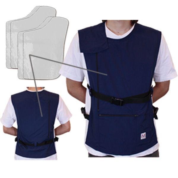 この製品は作業用の電磁波防護服です。無線機、電動工具、芝刈り機、チェーンソー、さらにアーク溶接などの強い電磁波からでる高周波や低周波磁界からペースメーカを守ります。■内容 ：・ベスト本体1着・EMSパッド4枚入・着がえ用ベスト1着■素　材：...