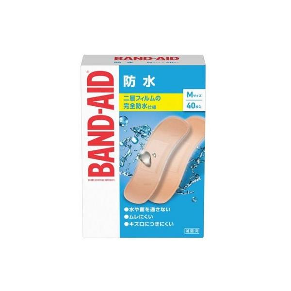 水やバイ菌を通さず、空気・蒸気を通すフィルム(肌色)と不織布(白色)の二重構造。ソフトで伸縮性に優れ、複雑な動きにもぴったりフィットします。すべてのバンドエイド(R)は滅菌済です。テープサイズ：22×70ｍｍ一般医療機器（届出番号:13B3...