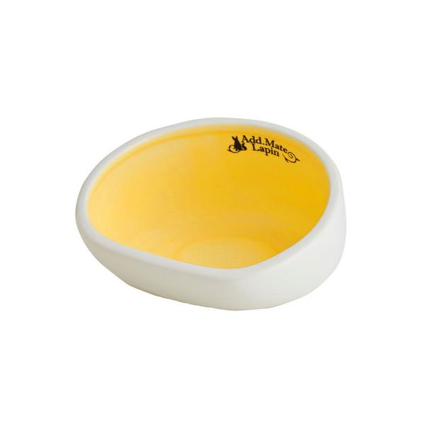 うさぎ用の陶器製の食べやすい食器です。・返しがあるからこぼれにくい。・正面が低く食べやすい。・陶器製なので汚れを落としやすい。・スベリ止め付。