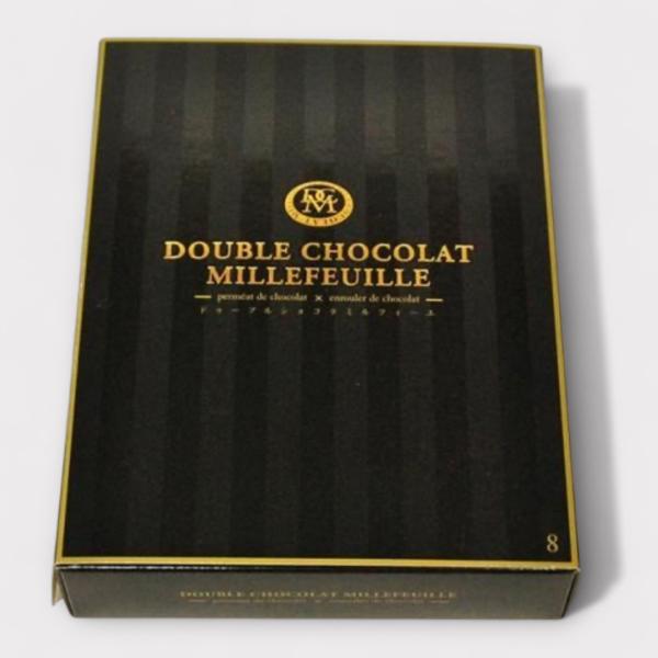 ドゥーブルショコラミルフィーユ　（8枚入り）※冬季限定販売です。 内容量：8枚 寸法・重量：W12.0×L16.0×H2.8(cm)　145g注意　繊細な商品となり、割れやカケのリスクが伴う商品となりますのでご理解の上ご購入お願い申し上げま...