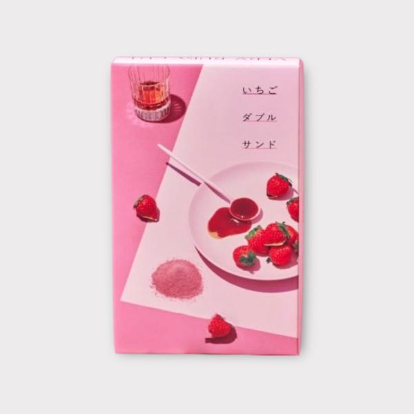 ベリールビーカット　いちごダブルサンド（4個入り）注意　繊細な商品となり、割れやカケのリスクが伴う商品となりますのでご理解の上ご購入お願い申し上げます。注意　5〜9月夏季の時期はクール便を推奨いたします、注文画面から発送方法の変更をクール便...