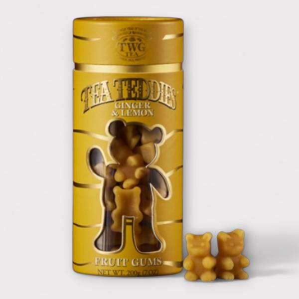 TWG  Tea Teddies（ティーテディー）グミ　ジンジャー＆レモン【内容量】1箱（約40粒／200g）テディーベア型の「グミ」注意　繊細な商品となり、割れやカケのリスクが伴う商品となりますのでご理解の上ご購入お願い申し上げます。注意...