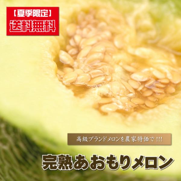 【発売日：2026年06月30日】■商品内容 ： ★完熟収穫★”大玉"『あおもりメロン』/１.２ｋｇ超×２玉（計２.４ｋｇ超）■産地 ： 青森県産■賞味期限 ： 常温で約５日間■お召し上がり方法 ： 全体的に黄色がかってきて、底の部分を軽く...