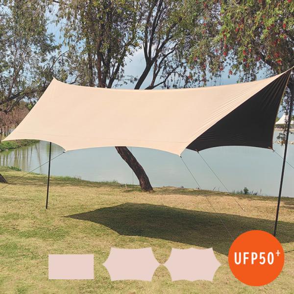 商品詳細■材質：ポリエステル■サイズ：4角形(レクタタープ)300*300cm(2〜4人)300*400cm(3〜6人)六角形(ヘキサタープ):300*300cm(2〜4人)300*390cm(3〜6人)八角形(オクタタープ)300*450...