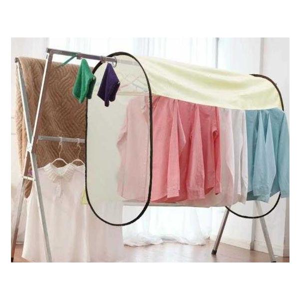 洗濯物カバー 花粉 雨よけ 花粉よけ 目隠し 虫除け ベランダ 屋外 花粉避け 雨避け 黄砂 洗濯物干し 外干し 折りたたみ 120cm 雨よけカバー あめよけカバー コンパクト 収納袋 外干しする時に起きる・雨や日差し・視線などの問題をカ...