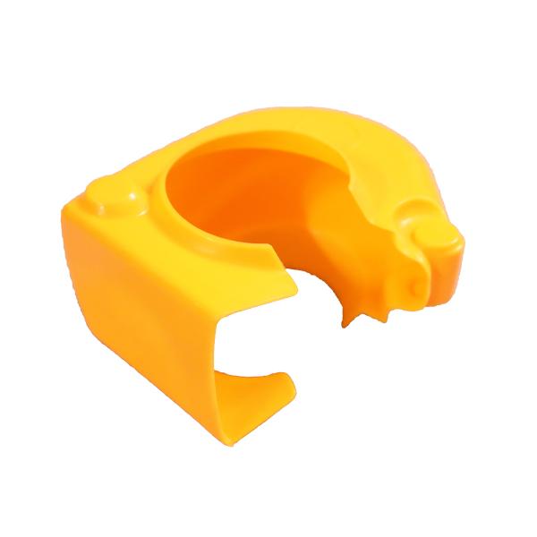 ソフトクランプカバー　　入り数 ： 100個入　　カラー ： 黄色　保護カバー　クランプキャップ48.6φ用送料無料　本州・四国・九州柔軟性・耐寒性に優れ、クランプをしっかりカバーします単管クランプ用保護カバー