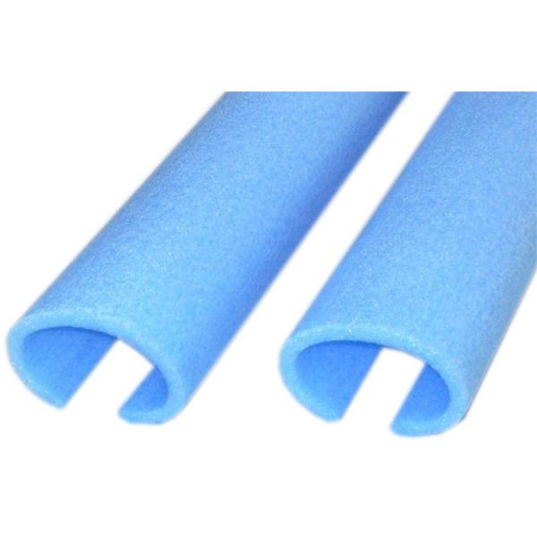 ショックレスカバー SK-120【長　さ】1700ｍｍ【有効巾】75ｍｍ〜120ｍｍ【入り数】40本【カラー】スカイブルー【材　質】発泡ポリエチレン・テープ不要・取付け、取外し簡単。軽くて簡単にカットできます。・様々な場所を養生できる養生カ...