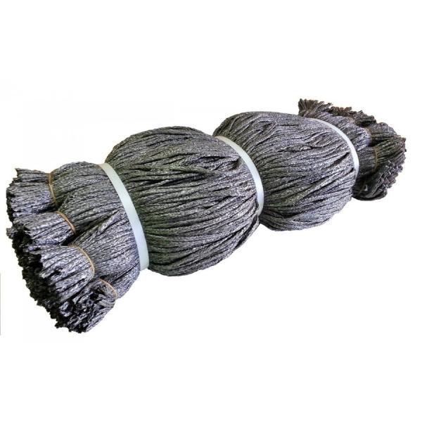 シートロープ　　カラー ： グレー　　入り数 ： 5000本　　長　さ ： 60ｃｍ白防炎シート・ブルーシート・防炎メッシュシートのハトメ連結用ロープカットひも　シートひも　カットロープ本州・四国・九州は送料無料です