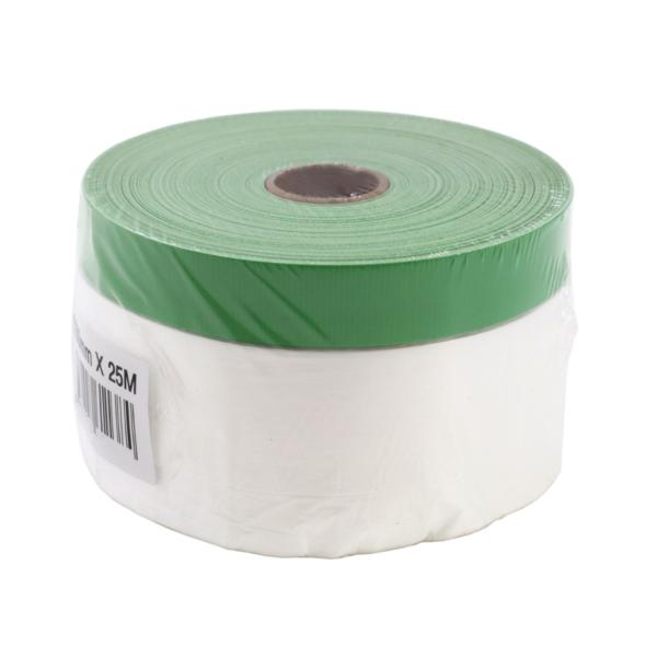 布マスカー 　サイズ ： 550mm×25m　　入り数 ： 10巻セット布テープ付　シュリンクパック養生用布ガムテープがついたロール状のマスカー送料無料　本州、四国、九州塗装用マスカー 布ポリマスカー　養生ポリマスカー　マスカーテープ