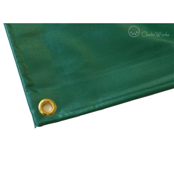 【発売日：2025年09月01日】トラックシート　4ｔ車用　【サイズ】3.5ｍ×7.0ｍ【厚　み】0.5ｍｍ【カラー】グリーン【重　量】14.7ｋｇ(シートゴムは含みません)【ハトメ】真鍮ハトメ　32ヵ所【付属品】シートゴム（折径70ｃｍ）...