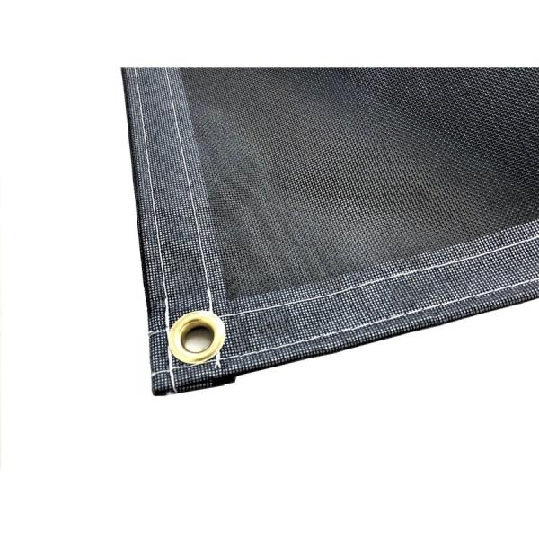 【発売日：2025年12月08日】【サイズ】3.0ｍ×4.5ｍ【カラー】ブラック【重　量】約3.0ｋｇ【ハトメ】周囲20ヵ所　750ｍｍピッチ　真鍮ハトメ【付属品】ゴムバンド（折径70ｃｍ）10本付き　　　　　（ゴムバンドは、ネットの中に梱...