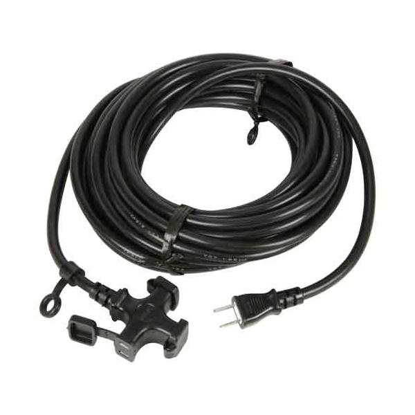 ソフトタイプ電線の延長コードです。【用途】１５Ａ３ツ口１０メートル屋内型延長コード。【機能・特徴】耐寒性に優れたやわらかい電線を使用した延長コードです。環境にやさしい鉛フリー製品です。防塵型なので、差込口へのちり、ほこりの進入を防止できます...