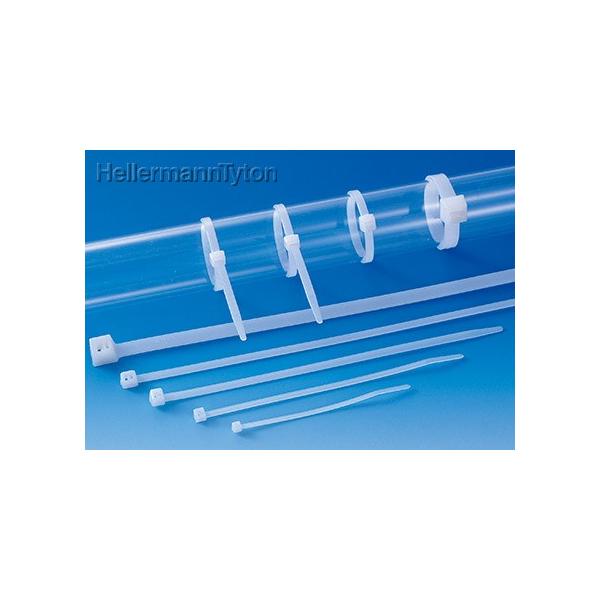 ▽特徴●ABタイの標準品で屋内でご使用になれます。 ●横ズレ防止力に優れ、軽い挿入抵抗で確実に固定し、バンド部は作業しやすい適度な柔軟性を持つのが特長です。 ●作業者や被結束物に負荷がかからないなめらかな面加工を施しています。 ▽仕様●結束...