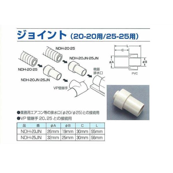 ●業務用エアコン等の排水口(φ20)との接続用 ●VP管継手20との接続用※レターパック配送対応商品です※日時指定・代引き不可追跡番号あり対面お渡し