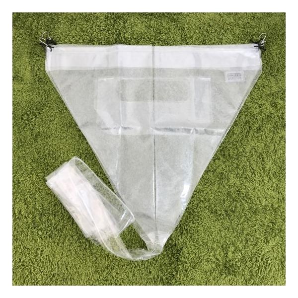 ●このシートは焼却の際ダイオキシンは発生しません●環境にやさしい素材（脱ダイオキシンフィルム）●軽い・全透明・冬場でもソフトな手触り●壁掛用シートの装着には支持金具（別売:SP-20)が便利です●幅×奥行(cm):160×80